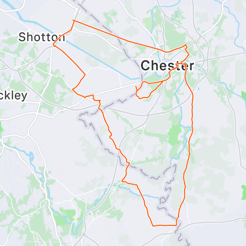Chester Farndon Deeside Greenway | 65.3 km Road Cycling Route on Strava