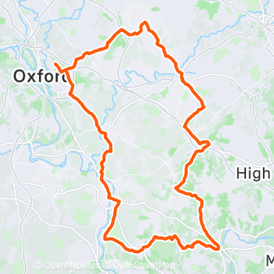 Oxford - Pishill and Brill | 116.9 km Cycling Route on Strava