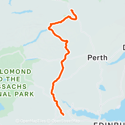 Day 4 - Pitlochry to Larbert Station | 76.2 mi Cycling Route on Strava