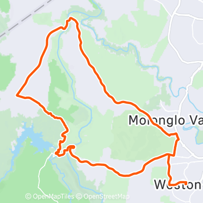 Stromlo Ride | 44.2 km Cycling Route on Strava