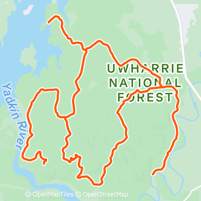 Uwharrie Gravel 100% | 28.5 mi Cycling Route on Strava