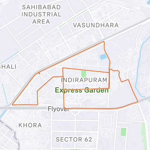 Decathlon Indirapuram | 21.7 km Road Cycling Route on Strava