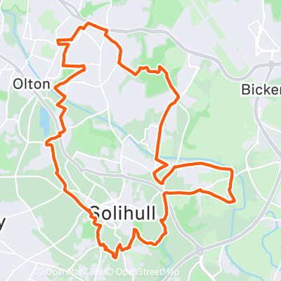 solihull cycle s19 | 23.0 km Cycling Route on Strava