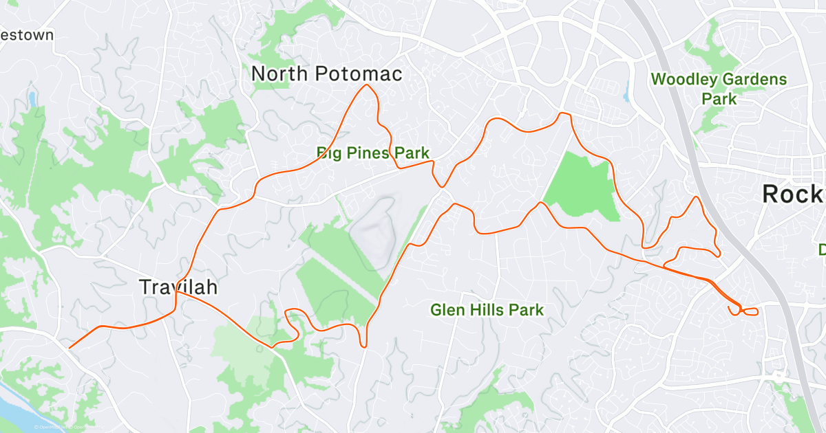 Potomac-North Potomac Loop | Strava