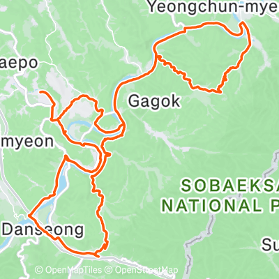 단양-88k-1,203m | 88.8 km Cycling Route on Strava