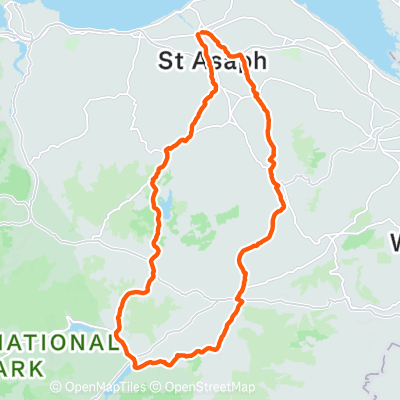 Easter Saturday ride to Bala | 74.7 mi Cycling Route on Strava