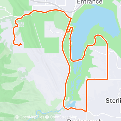 Chatfield - Titan - Cougar Loop | 24.8 mi Cycling Route on Strava