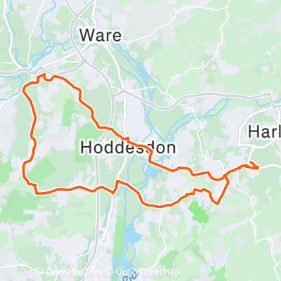 Broxbourne, Hertford, Hoddesdon | 23.2 mi Cycling Route on Strava