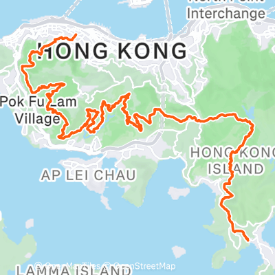 Sheung Wan -> Stanley | 31.7 km Running Route on Strava
