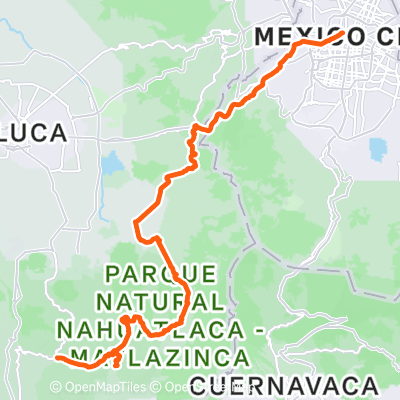 CDMX- Tenancingo- Malinalco | 130.5 km Cycling Route on Strava