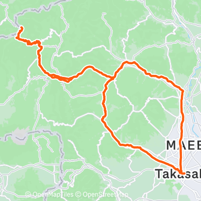 TAKASAKI-SHIBUTOUGE | 186.9 km Cycling Route on Strava