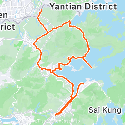 莲塘口岸-大美督水坝-马鞍山 | 93.8 km Cycling Route on Strava