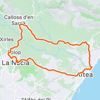 Altea Kort tur 25 km | 26.3 km Cycling Route on Strava
