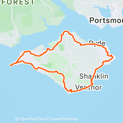 IoW Loop | 108.3 km Cycling Route on Strava