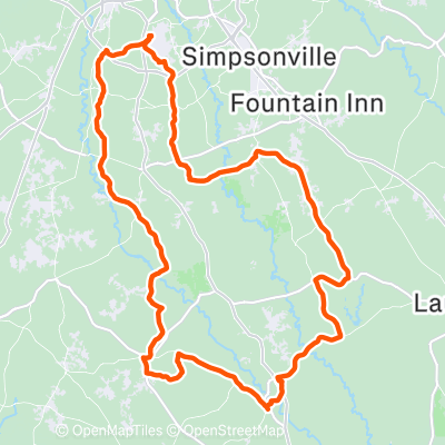 donaldson Center to honea path ware shoals and back | 85.6 mi Cycling ...