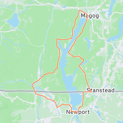 Tour Lac Memphrémagog 1 | 121.7 km Road Cycling Route on Strava