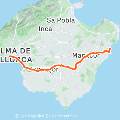 Cala Millor- Palma | 81.8 km Cycling Route on Strava