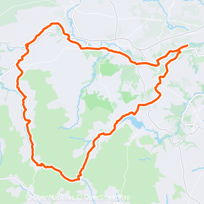 Allenheads via Rookhope back Haydon Bridge Hexham | 61.4 mi Cycling ...