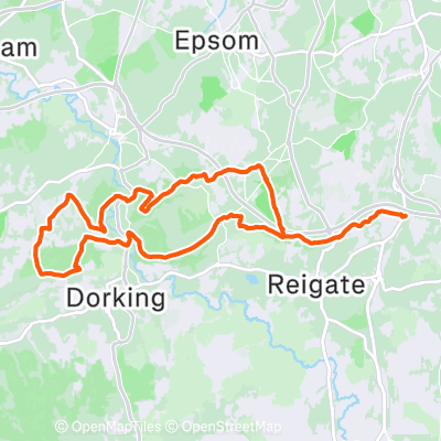 Gravel / Merstham loop | 48.2 km Cycling Route on Strava