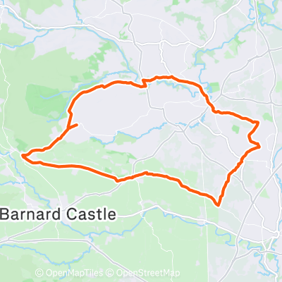 Staindrop/Hamsterly | 72.1 km Cycling Route on Strava