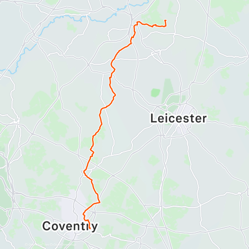 TdJ - BG to Binley via Market Bosworth | 74.2 km Road Cycling Route on ...