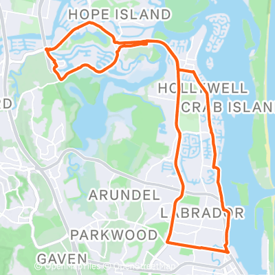 Southport - Helensvale | 34.9 km Cycling Route on Strava