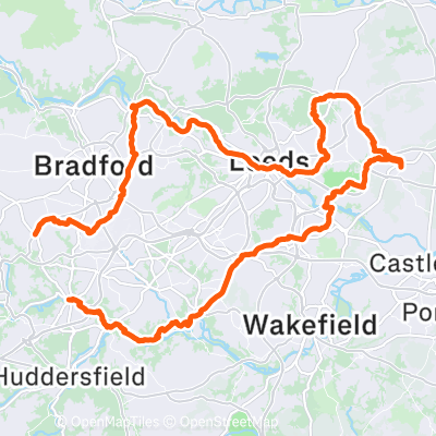 Garforth via Calverley Woods, Roundhay & East Leeds Orbital. Home via ...