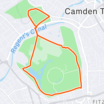 Regent's Park | 3.3 mi Running Route on Strava