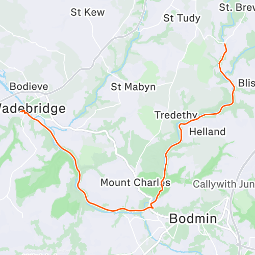 Camel Trail Wadebridge to Wenford Bridge | 39.3 km MTB Cycling Route on ...