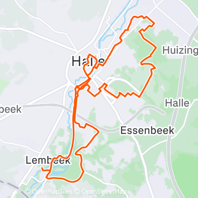 Lus Lembeek & Buizingen | 19.8 km Running Route on Strava