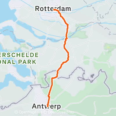 6. Antwerp Hotel to Rotterdam Hotel | 63.6 mi Cycling Route on Strava