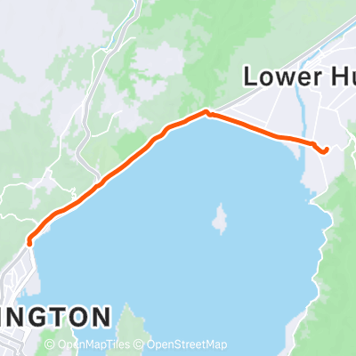 Interislander terminal to Lower Hutt Top 10 | 12.7 km Cycling Route on ...