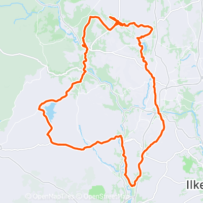 VB - Ashover Milken Road - Stretton Hall Farm | 50.8 mi Cycling Route ...