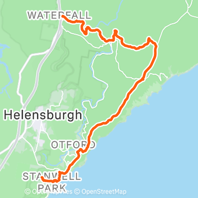 Waterfall- Stanni 23km | 23.4 km Trail Running Route on Strava