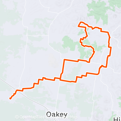 Jondaryan 120k | 121.5 km Cycling Route on Strava