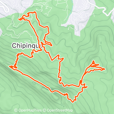 chipinque | 21.8 km Running Route on Strava