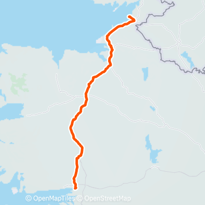 Day 2: Oranmore to Creevy Pier Hotel, Ballyshannon | 116.0 mi Cycling ...