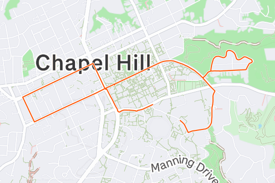 Course Maps – Tarheel 10 Miler