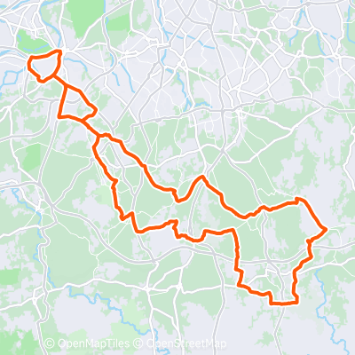 Oxted | 90.9 km Cycling Route on Strava