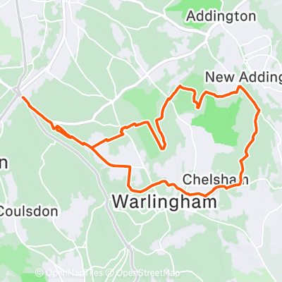 Riddlesdown to Jollys | 22.1 km Cycling Route on Strava