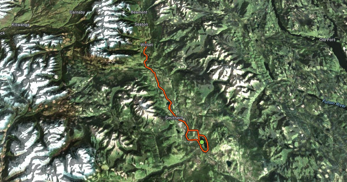 Sunday TT 🚵‍♂️ Spin - 2 Loops of Tyhee Lake, Telkwa + Smithers to ...