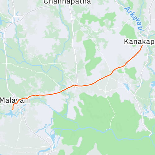 GOMAD Day 1- Segment 4 Kanakapura - Malavalli Halt | 47.2 km Road ...