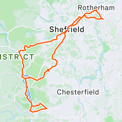 Rowsley Bar & Curbar Edge | 101.3 km Cycling Route on Strava