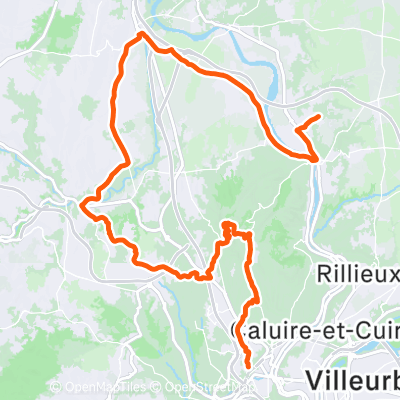 OK R Ecully par Anse/Chazay/Mt Thou 52KM/619D+ | 51.9 km Cycling Route ...