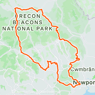 Risca to brecon reverse | 182.1 km Cycling Route on Strava