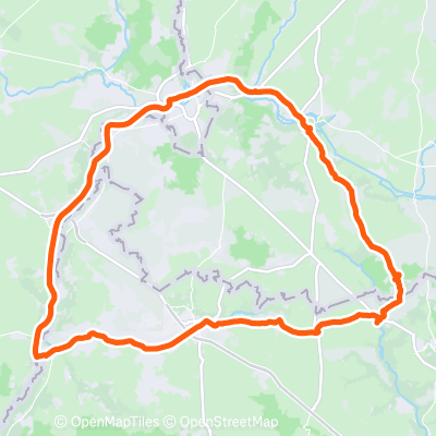 69 kms par voie verte Epte | 68.8 km Cycling Route on Strava