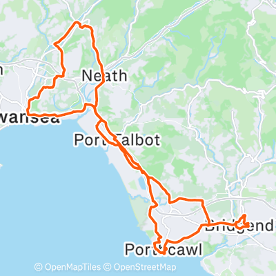 Swansea Marina via Alltwen | 104.4 km Cycling Route on Strava