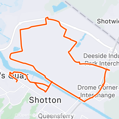 Industrial Run 18km | 17.2 km Running Route on Strava