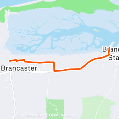 RNR Stage 2 diversion (Brancaster boardwalk) | 2.4 km Running Route on ...