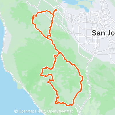 AV Adventure Ride - Big Basin Greatest Hits | 105.6 mi Cycling Route on ...